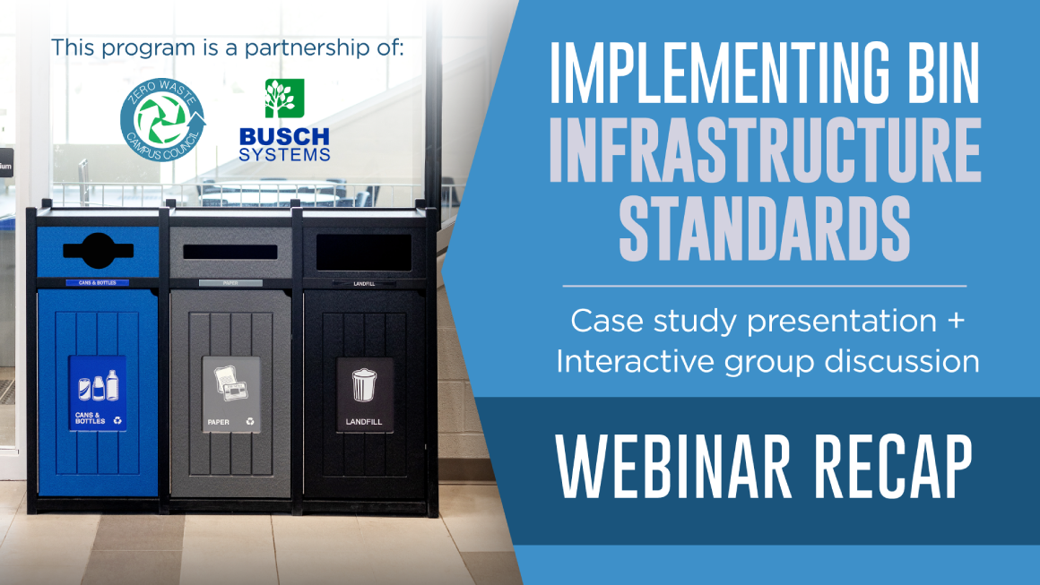 Webinar Recap: Implementing Bin Infrastructure Standards