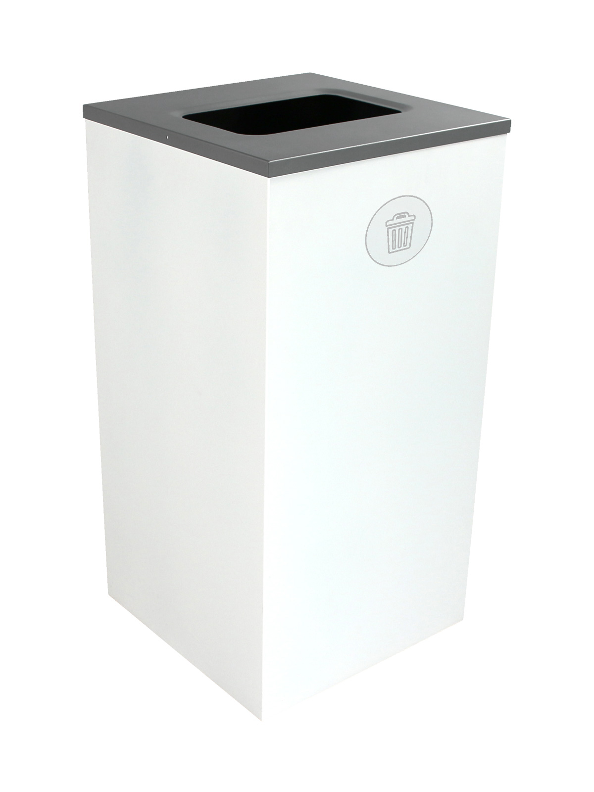 SPECTRUM - Single - Kit - Cube - Waste - Full - White - Busch Systems US