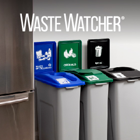 WASTE WATCHER - Single - Kit - Waste - Full - Grey-Black - Busch Systems US