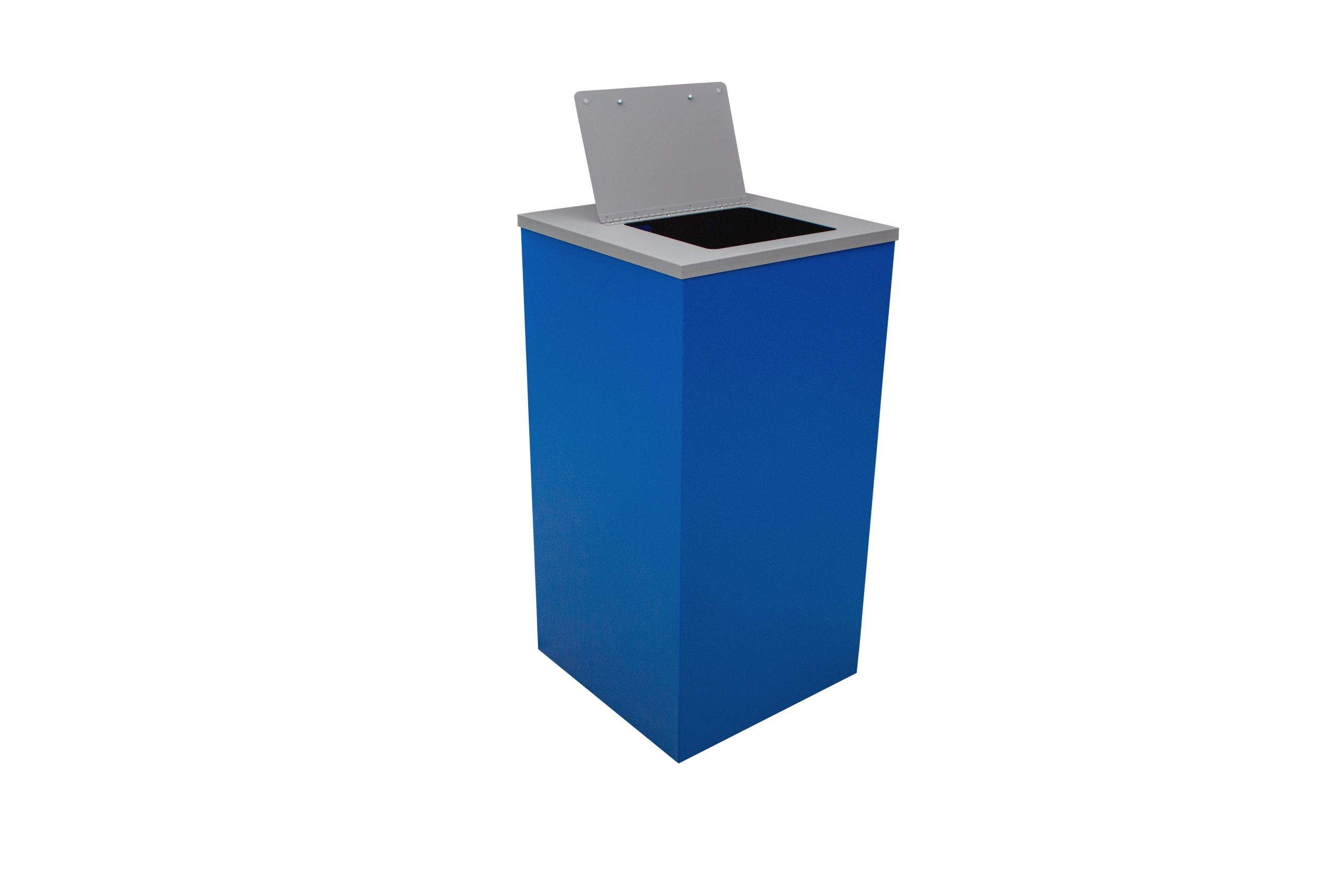 SPECTRUM - Single - Lid - Cube - Lift - Sandtex Silver - Busch Systems US