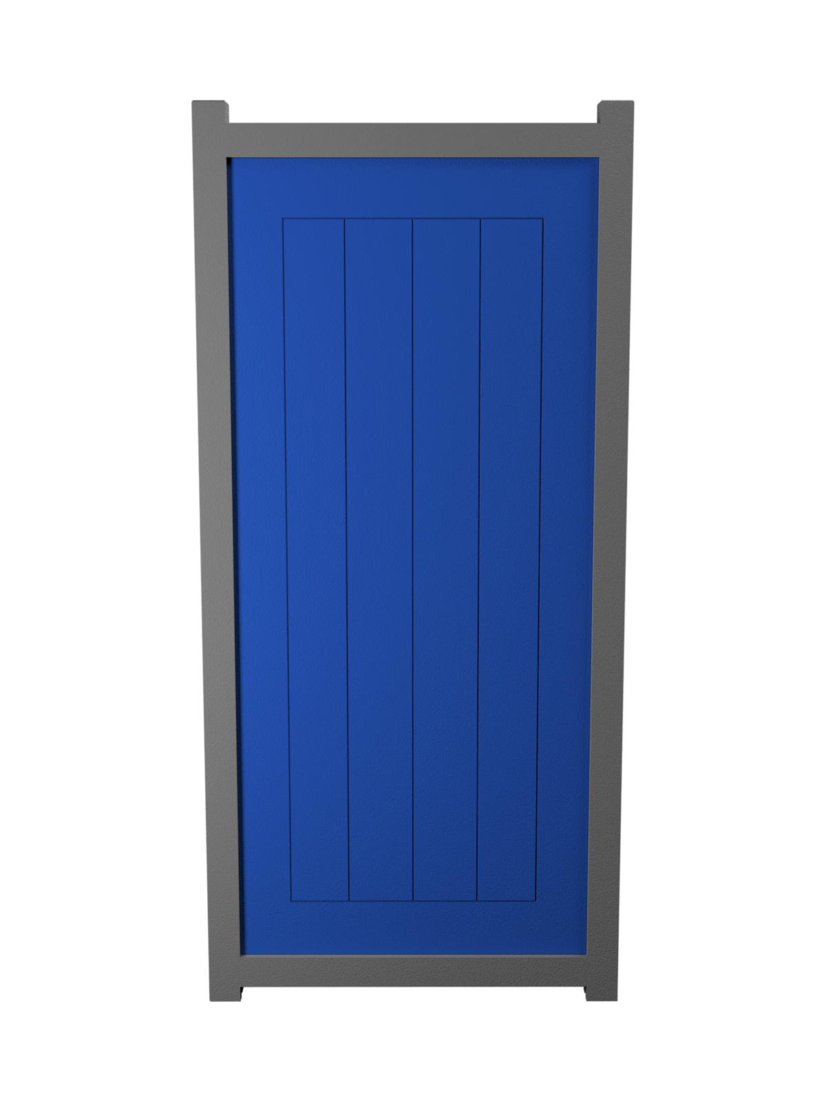 VISION - Quad - Unit - Circle-Slot-Full-Full - Grey-Blue - Busch Systems US