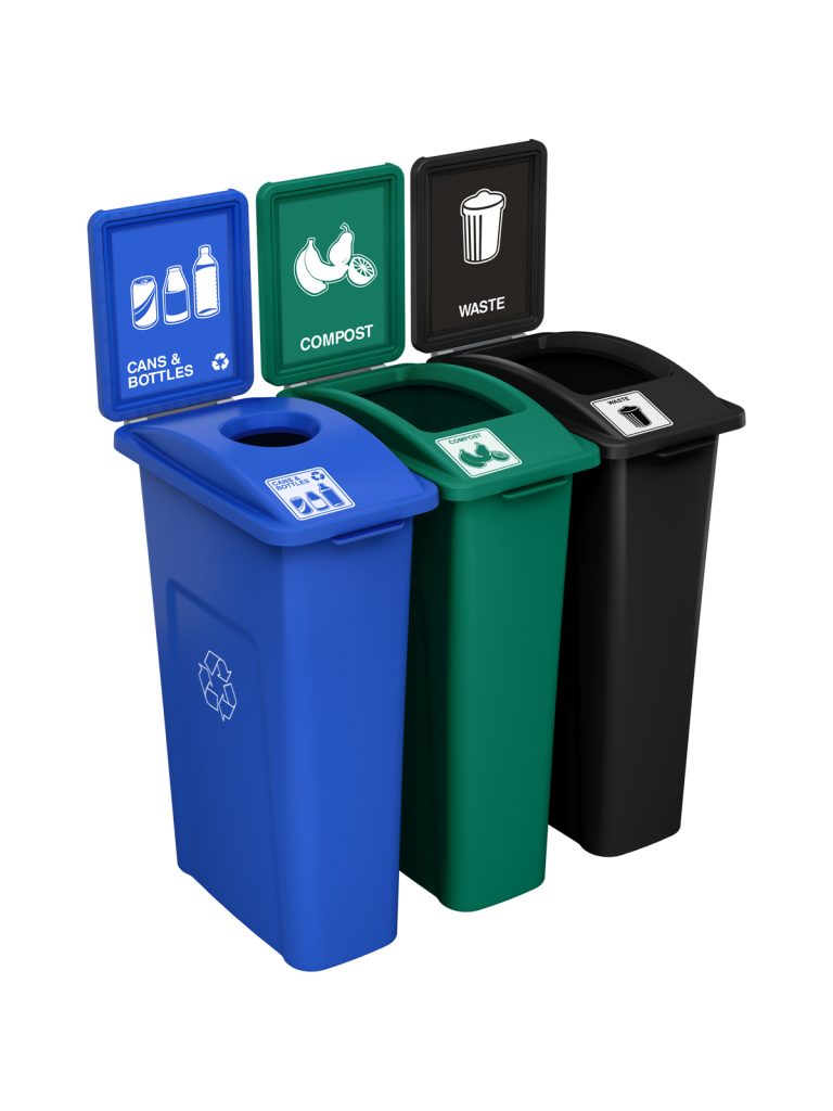 WASTE WATCHER - Triple - Kit - Cans & Bottles-Compost-Waste - Circle ...