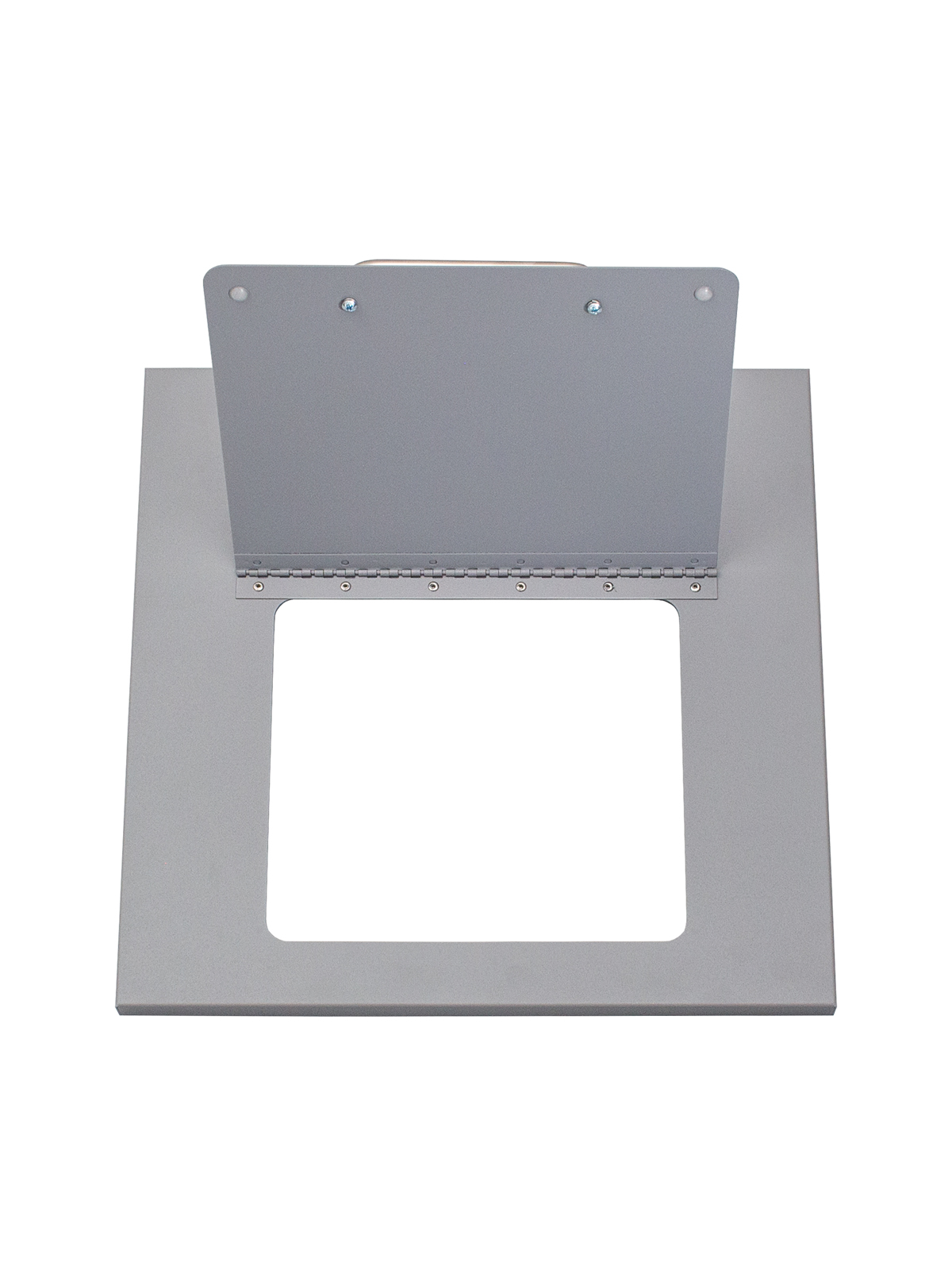SPECTRUM - Single - Lid - Cube - Lift - Sandtex Silver - Busch Systems US