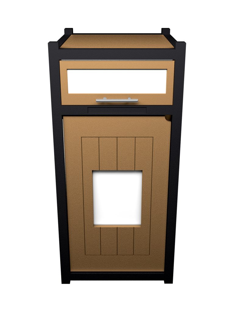 VISION - Single - Unit - Lift - Black-Cedar - Busch Systems US